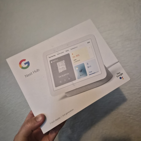 google | Tablets & Accessories | Google Nest Hub 2nd Gen Chalk | Poshmark